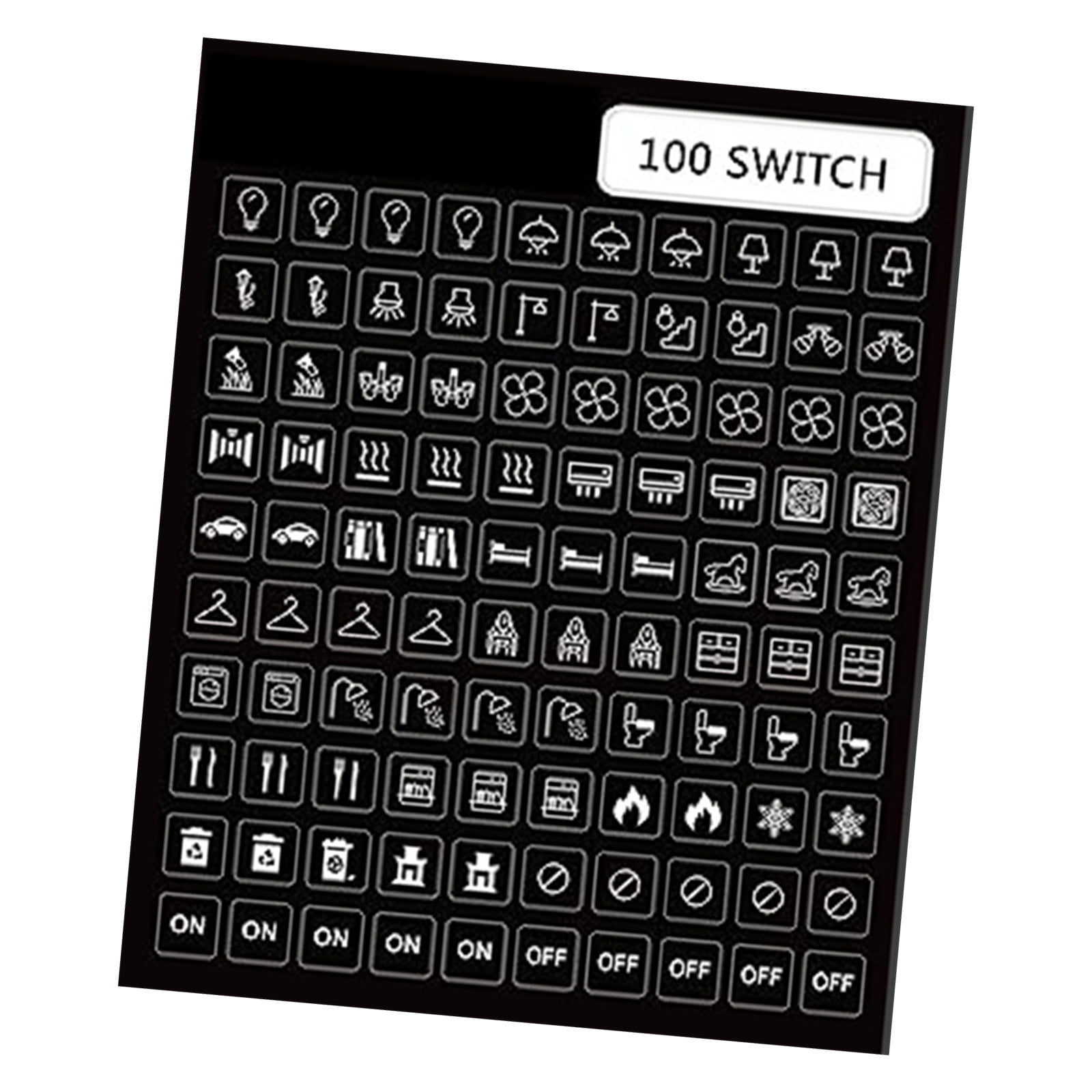 Waterproof Switchs Panel Labels Light Switchs Label Sticker Home,School ...