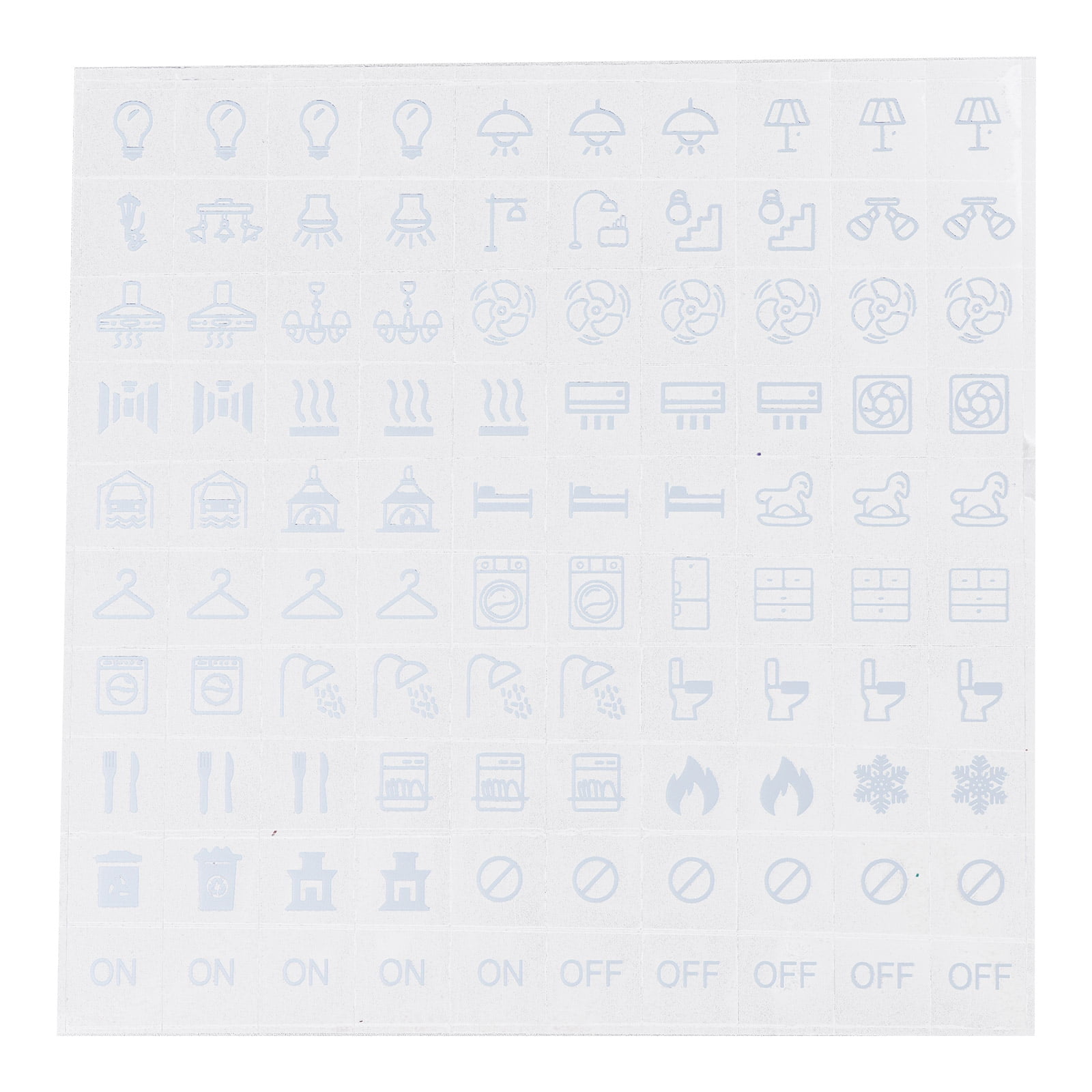 Waterproof Switchs Panel Labels Light Switchs Label Sticker Home,School ...
