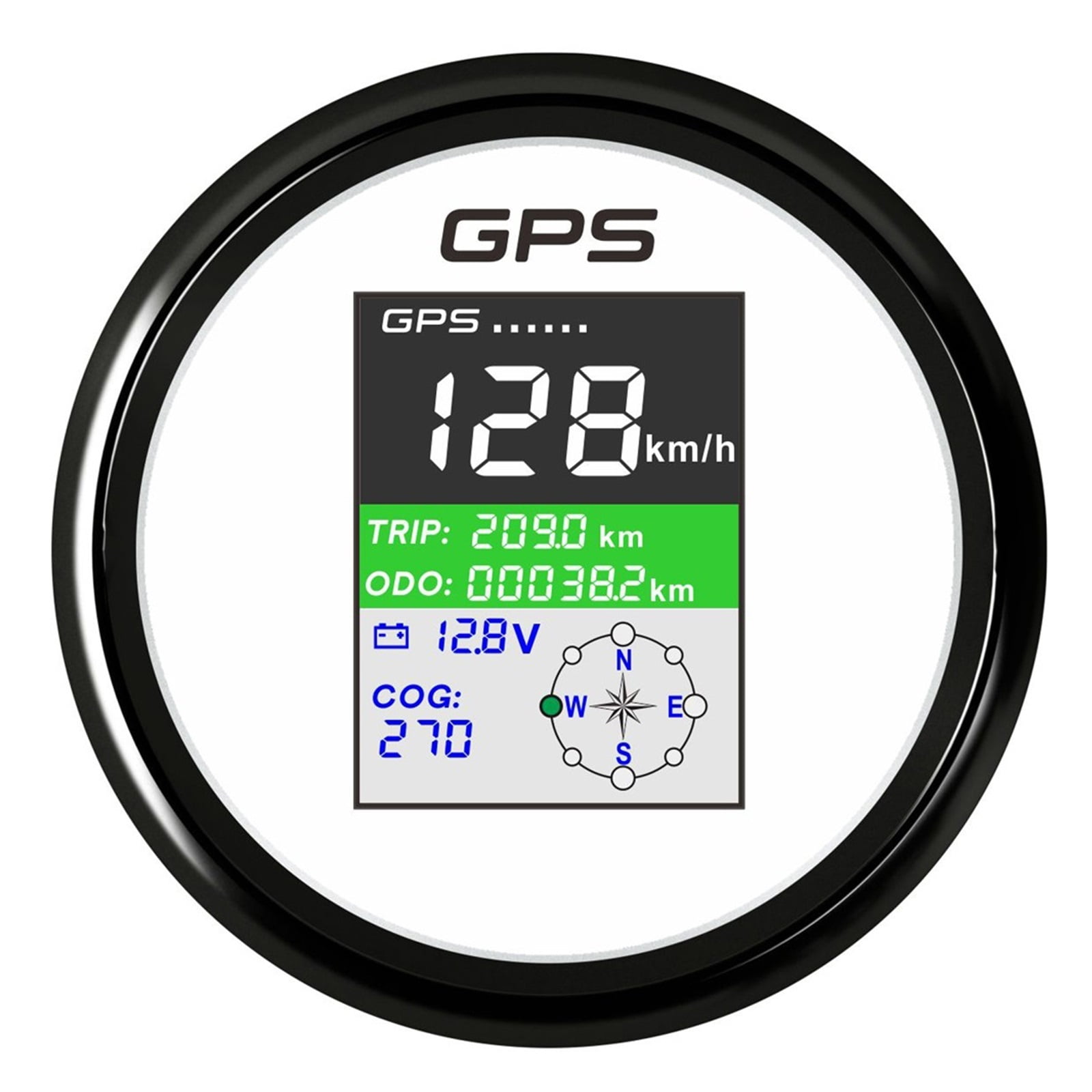 Gps Speedometer ELING Universal Digital Speedo Gauge ODO COG Trip For ...