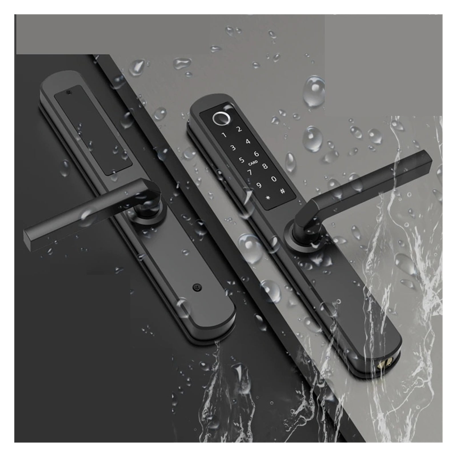 Waterproof TTlock Phone APP Fingerprint Door Lock 304 Stainless Steel 5 ...