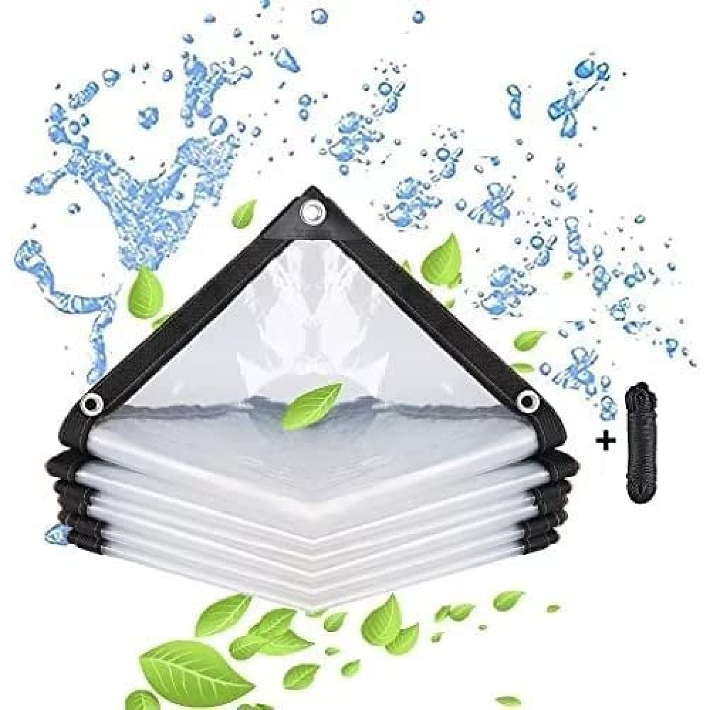 Waterproof Tarp For Outdoor Activities, Multi-Purpose Transparent ...