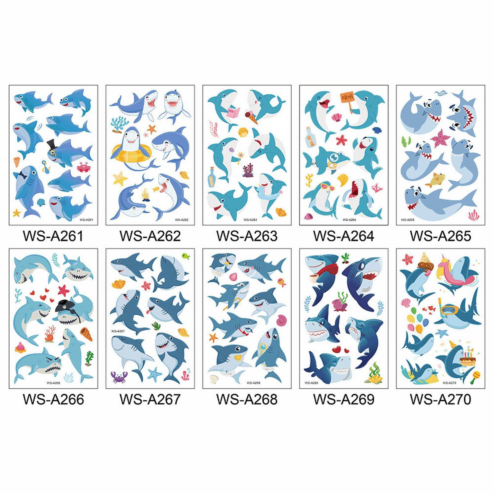 Waterproof Temporary Tattoo Sticker Set, Children'S Sticker Car Animal ...