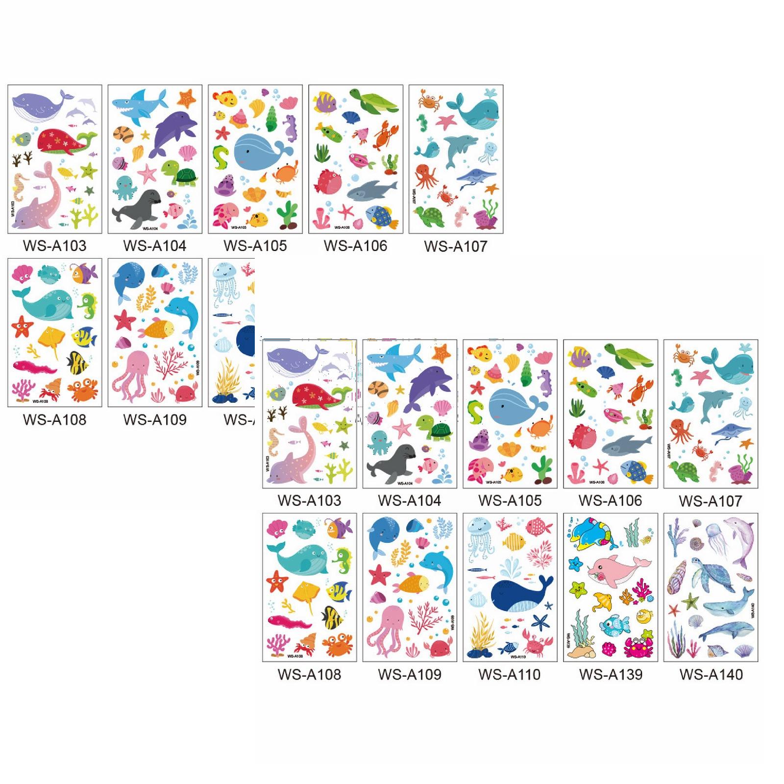 Waterproof Temporary Tattoo Sticker Set, Children'S Sticker Car Animal ...