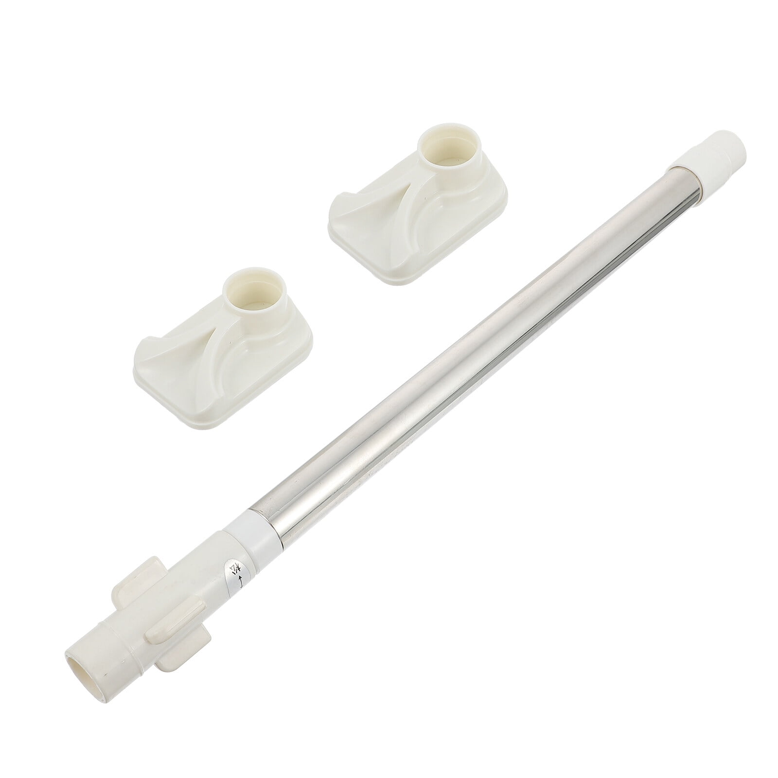 Waterproof Tension Pole Curtain Rod for Home Expandable Push White ...