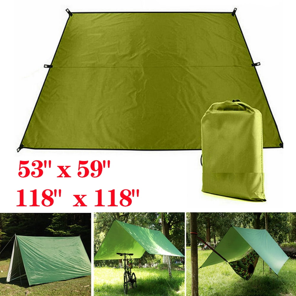 MDHAND Army Green 210D Embossed Oxford Fabric 6.56 ft x 4.59 ft, UV Protection Tarp - Walmart.com