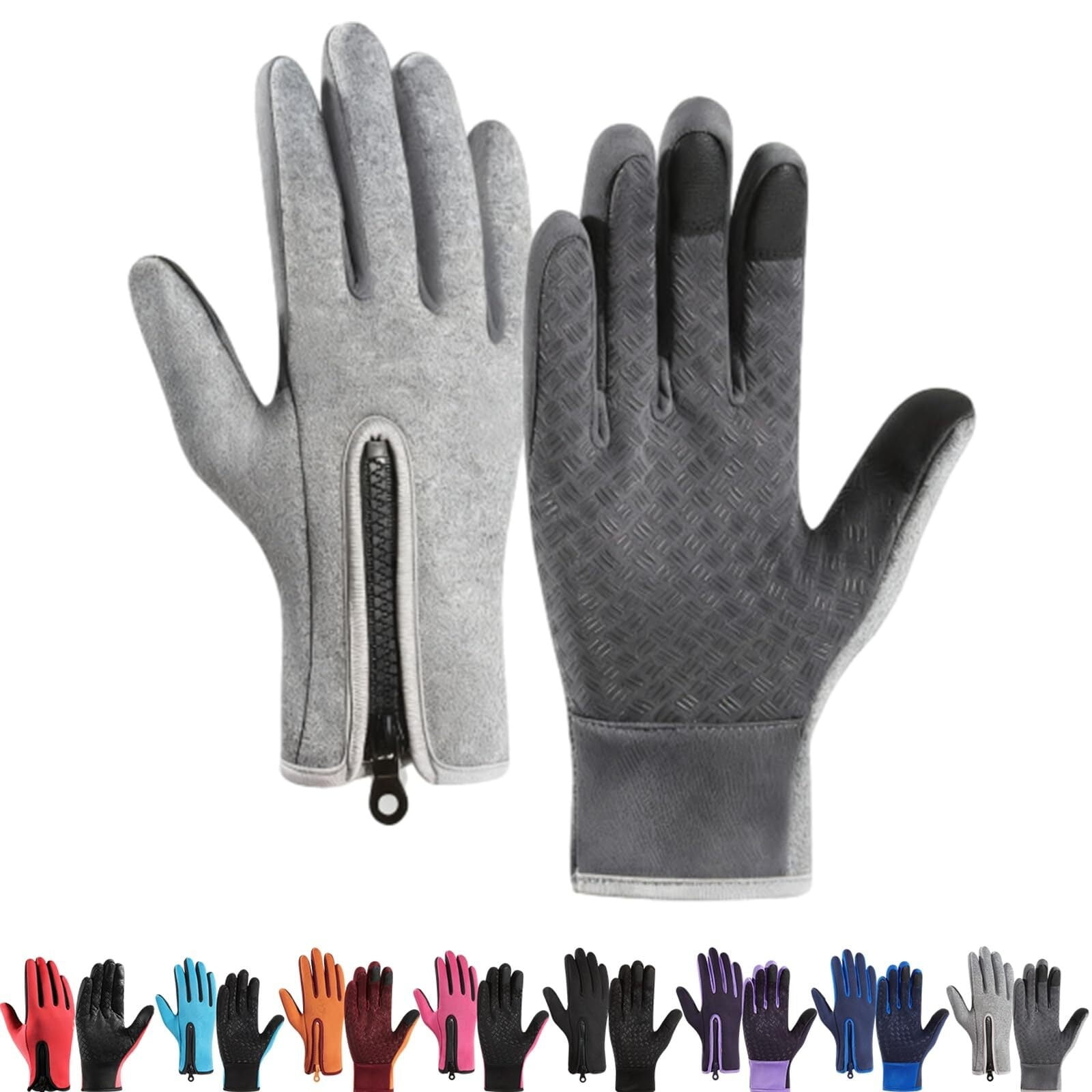 Waterproof Thermal Touch Screen Windproof Bike Gloves for Winter Use ...