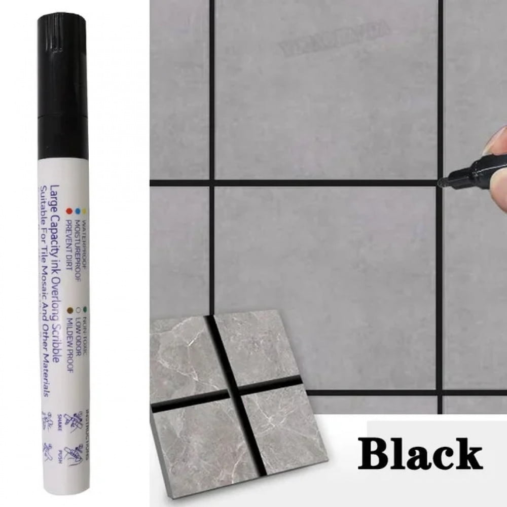 Waterproof Tile Marker Grout Pen Wall Seam for Floor Bathroom Kitchen ...