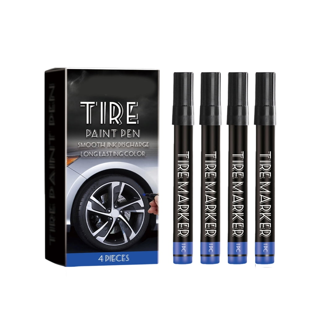 Waterproof Tire Labeling Marker Set Of 4 Extra Large Ink Capacity Tire ...
