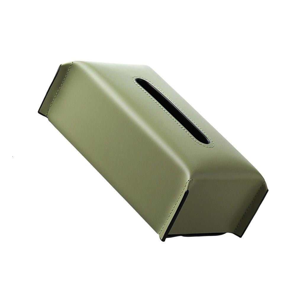 Waterproof Tissue Box Tissues Container PU1eatherPaper Towel Dispenser ...