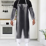 Plastic Apron Waterproof Transparent Apron With Pockets Hair Stylist ...