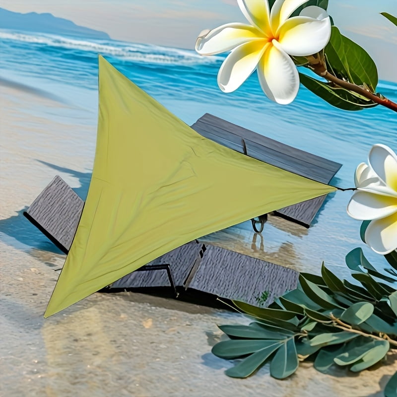 Waterproof Triangle Sun Shade Sail Canopy 95%UV Block Sun Shelters For ...