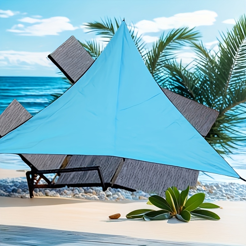 Waterproof Triangle Sun Shade Sail Canopy 95%UV Block Sun Shelters For ...