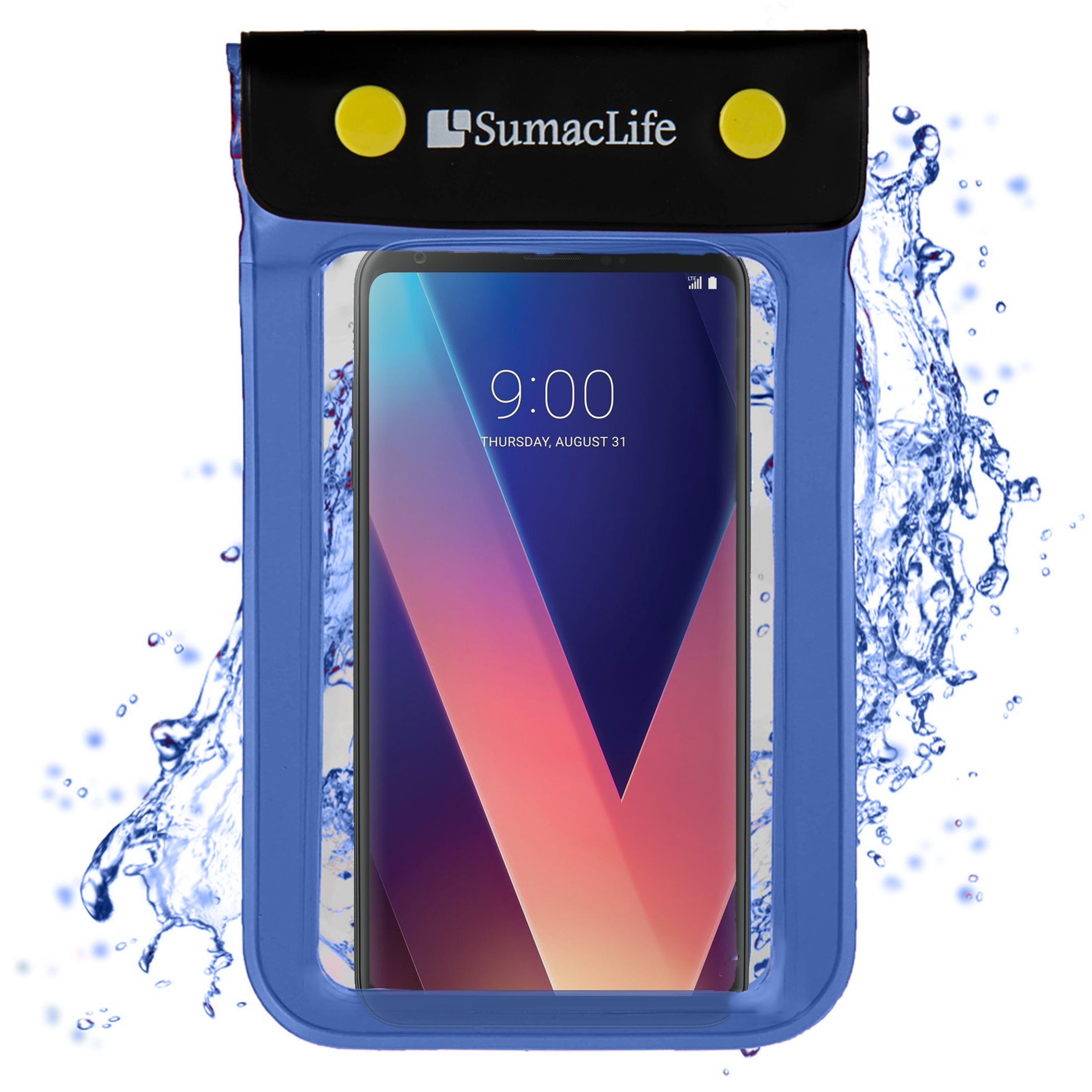 Waterproof Triple Vinyl Zip Seal Carrying Bag with Removable Lanyard ...