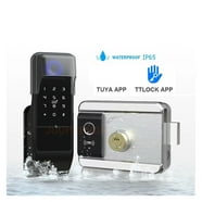 Smart Door Lock Fingerprint Electronic Digital Gate Opener Electric ...