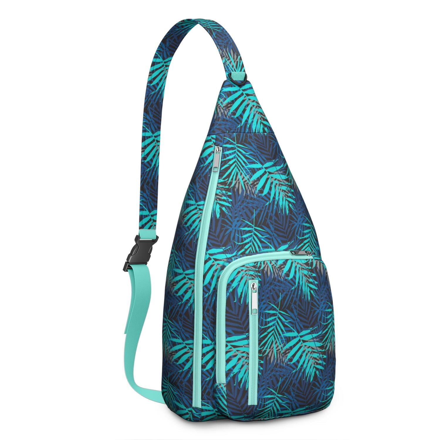 Waterproof Twill Hiking Sling Backpack - Tropical Palm Trees & Hawaii ...