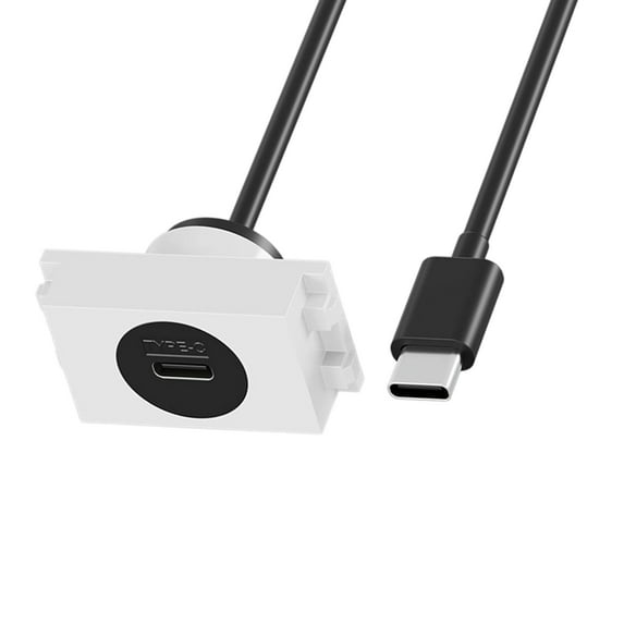 Waterproof USB C Panel Mount Cable Plug And Play Support Fast Charging ...