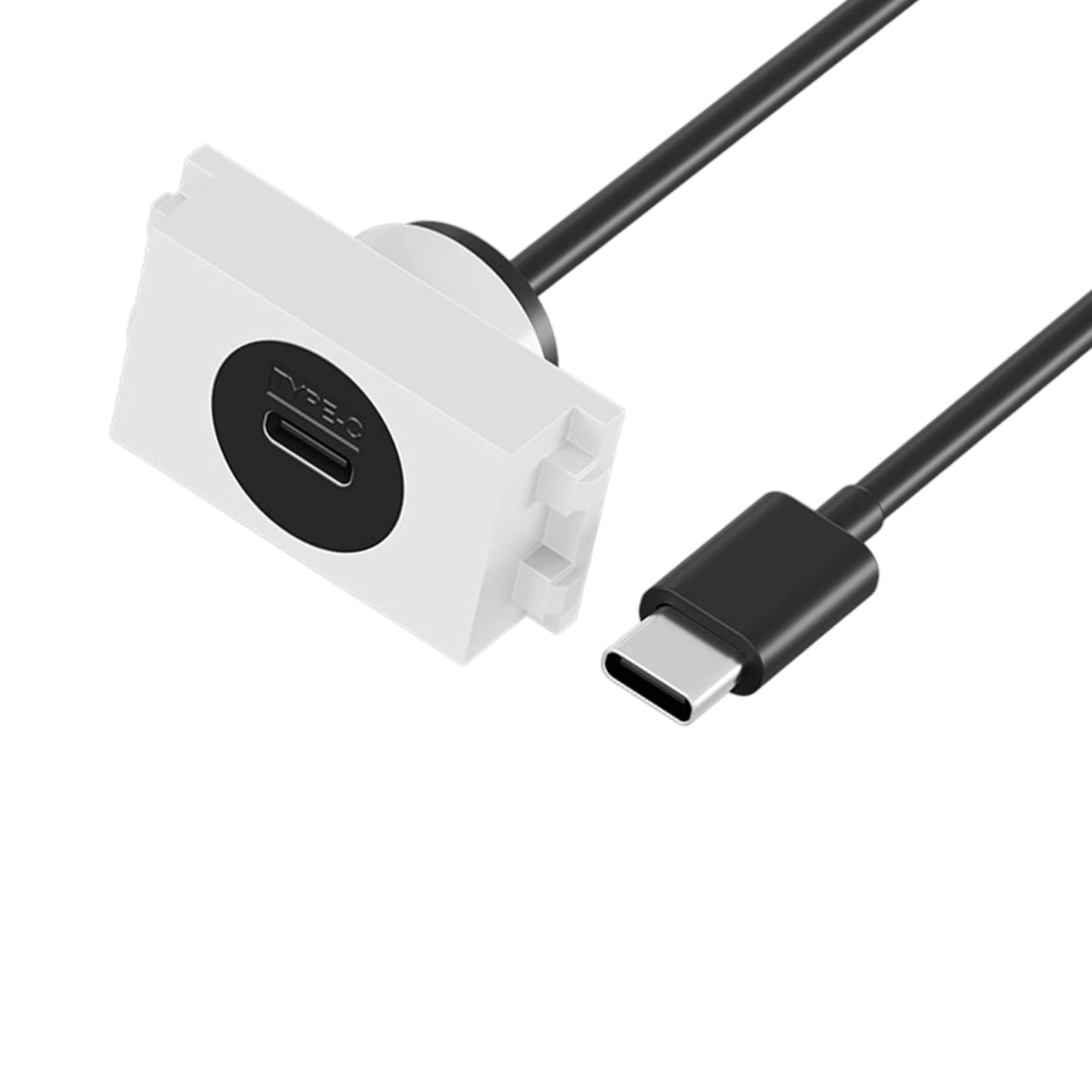 Waterproof USB C Panel Mount Cable Plug And Play Support Fast Charging ...
