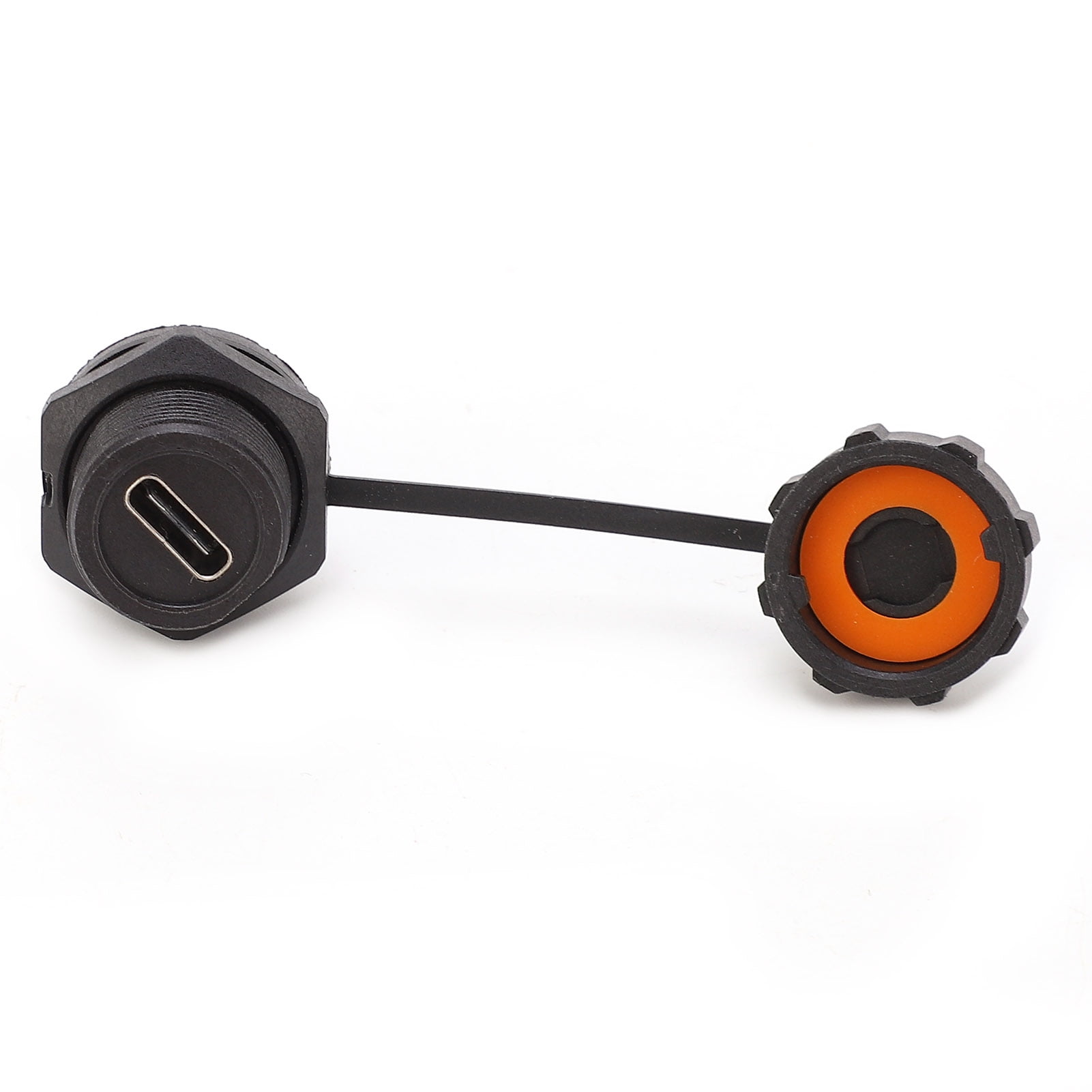 Waterproof USB Connector Threaded Female Panel Mount Socket Industrial ...