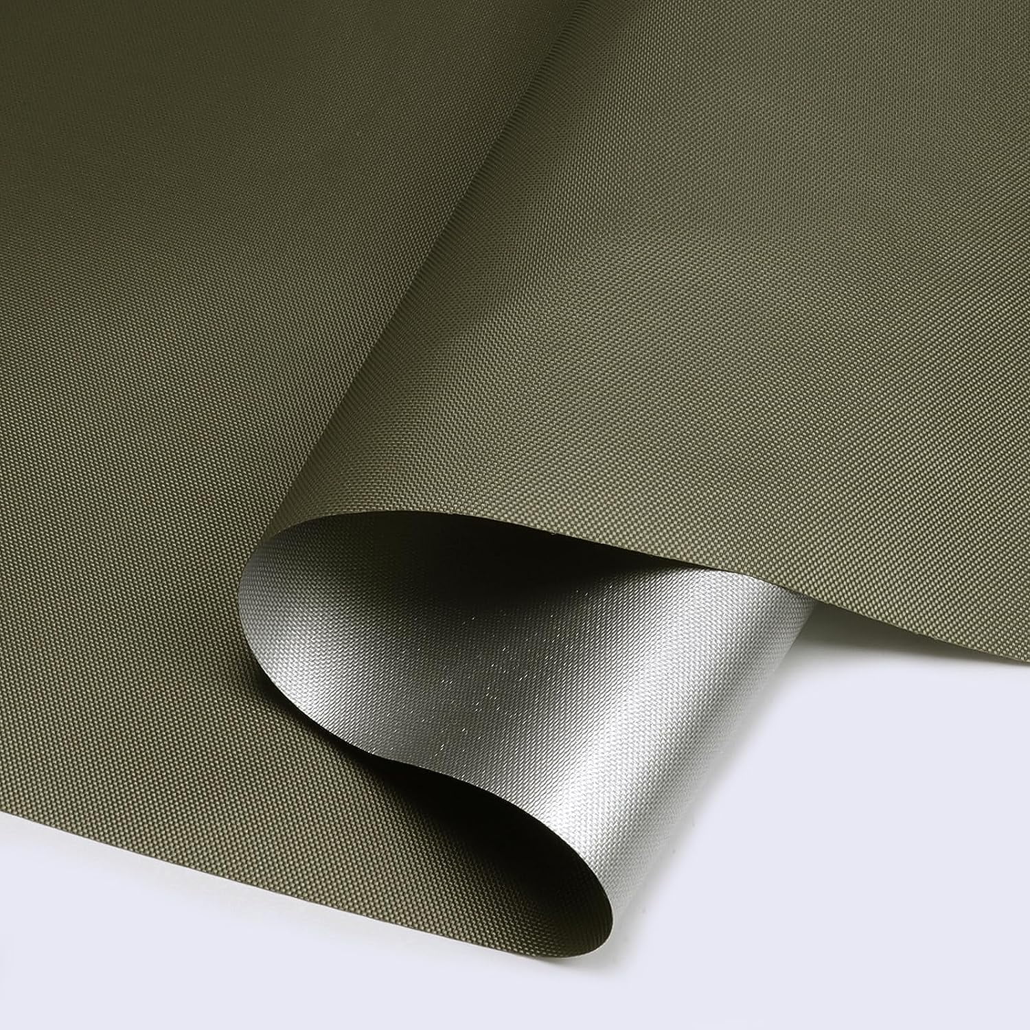 Waterproof UV Sun Protection Canvas Fabric, UPF 50+ Silver Backing 210 ...