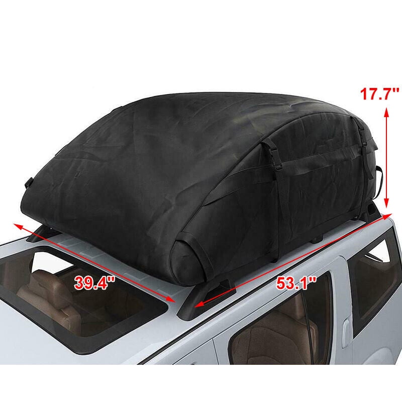 Waterproof Universal Car Roof Top Rack Bag Travel Luggage Storage Cargo ...
