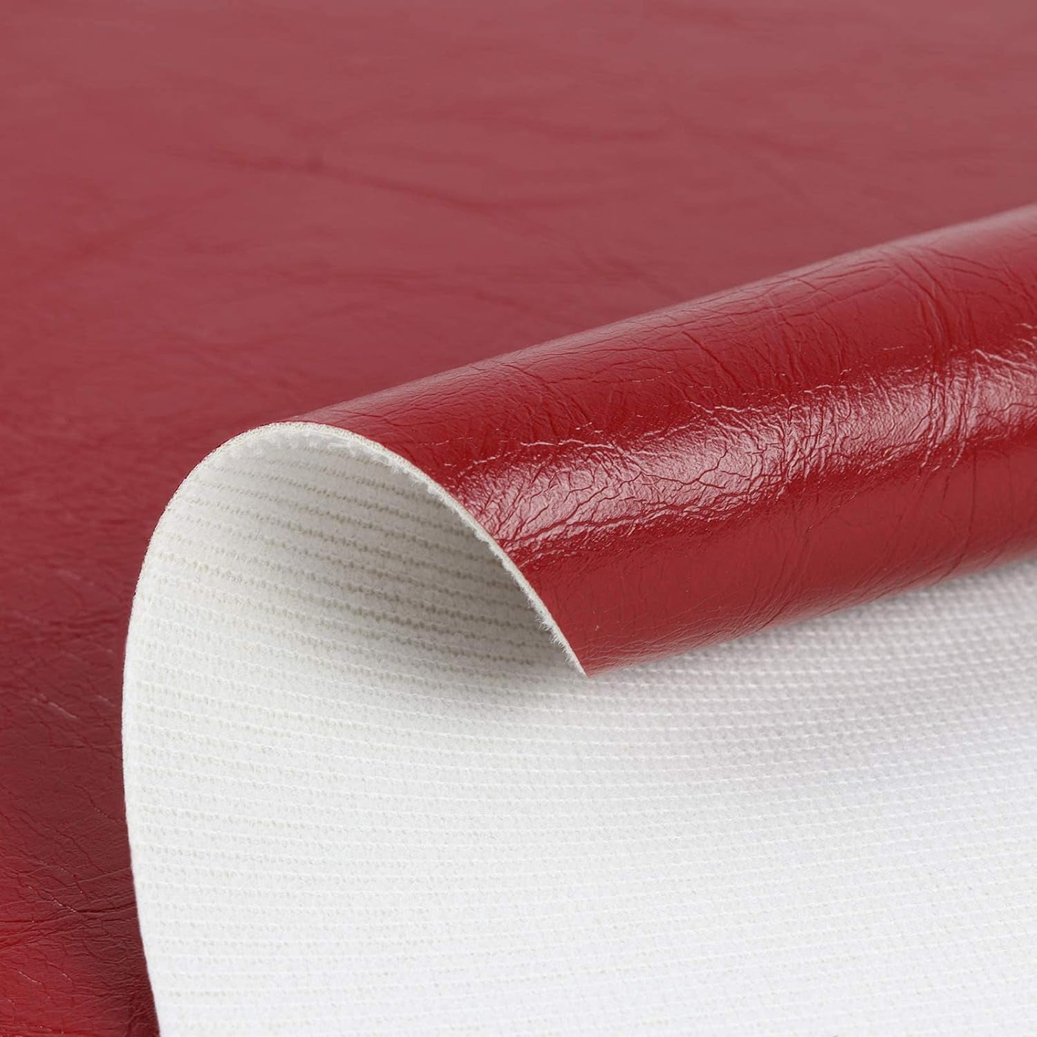 Waterproof Vinyl PU Fabric Synthetic Faux Leather Sheets 54"W 1.0mm ...