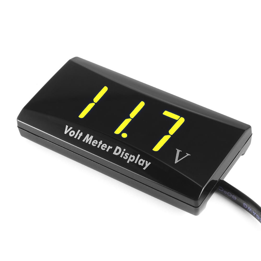 Waterproof Voltmeter LED Display Digital Panel Volt Voltage Meter ...
