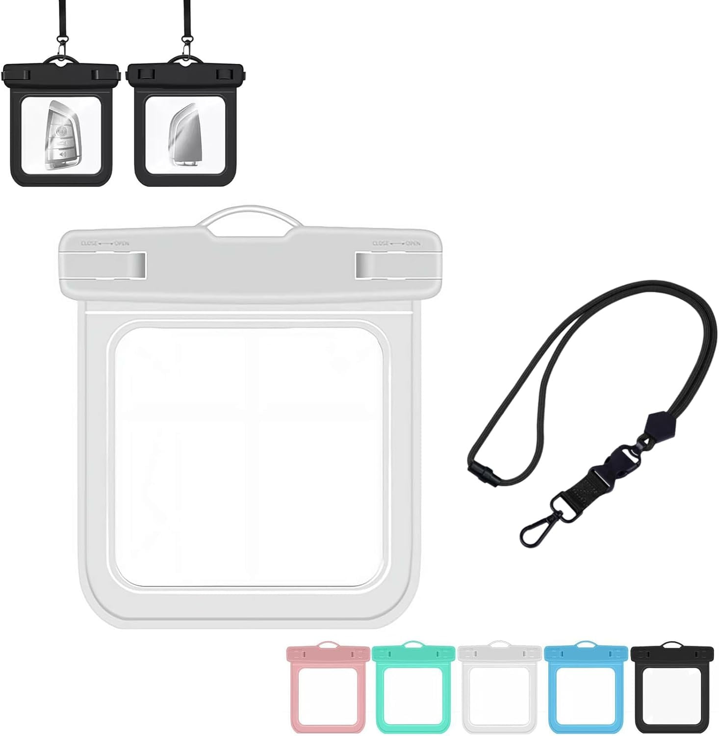 Waterproof Wallet for Swimming - Small Waterproof Key Holder Pouch,IPX8 ...
