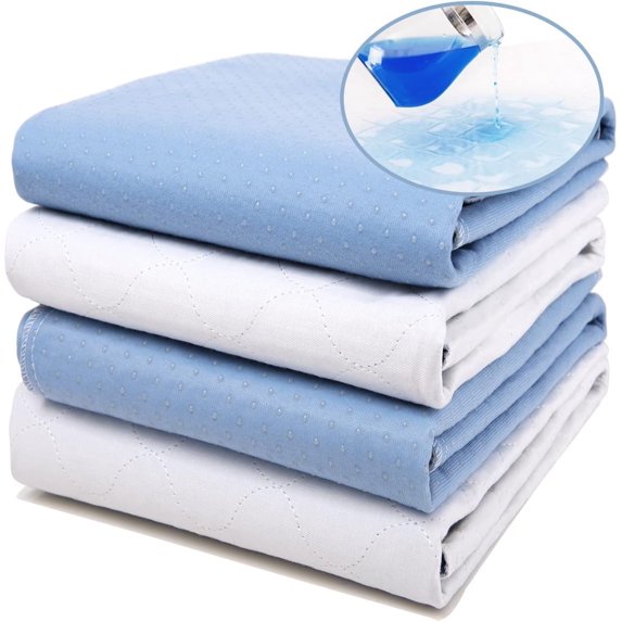 Waterproof Washable Incontinence Bed pad,24"X28" (1 Pack),Reusable ...