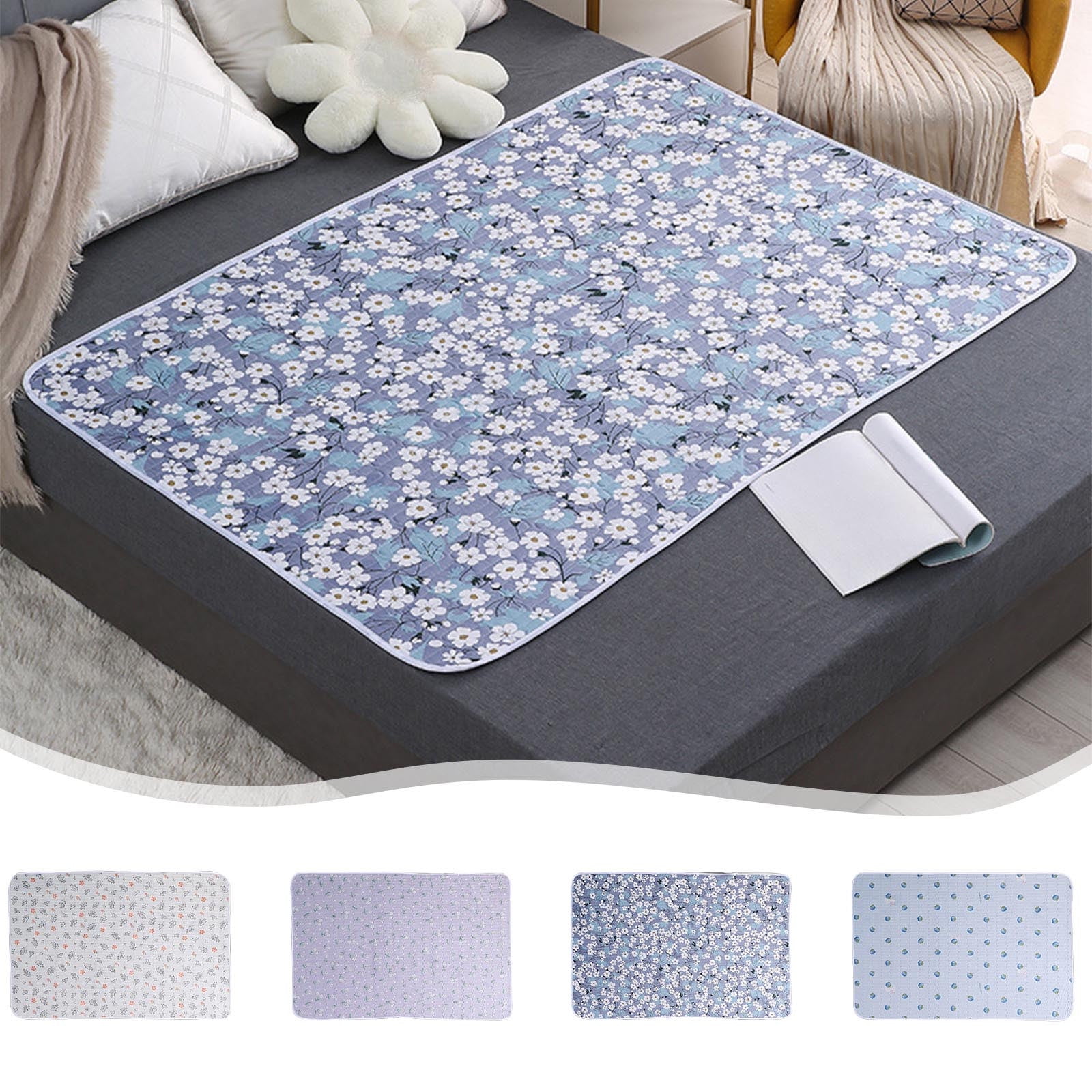 Waterproof Washable Large Bed Pad, Incontinence Protection Mattress for ...