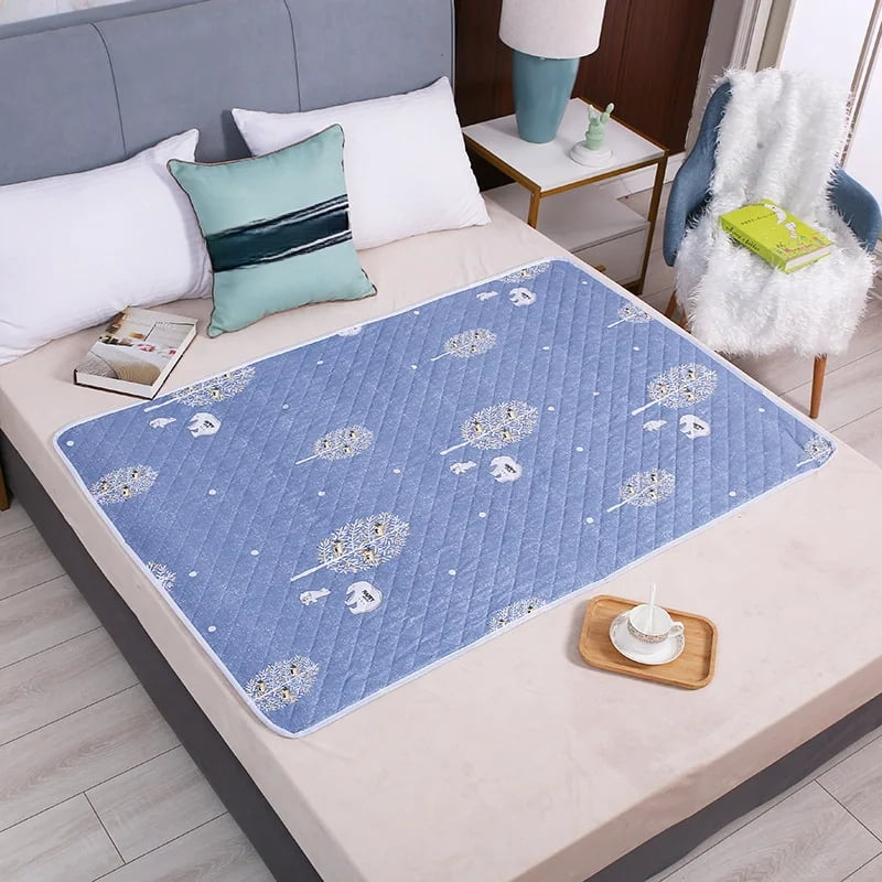 Waterproof Washable Mattress Urine Mat for Baby Toddlers Cute Cartoon ...