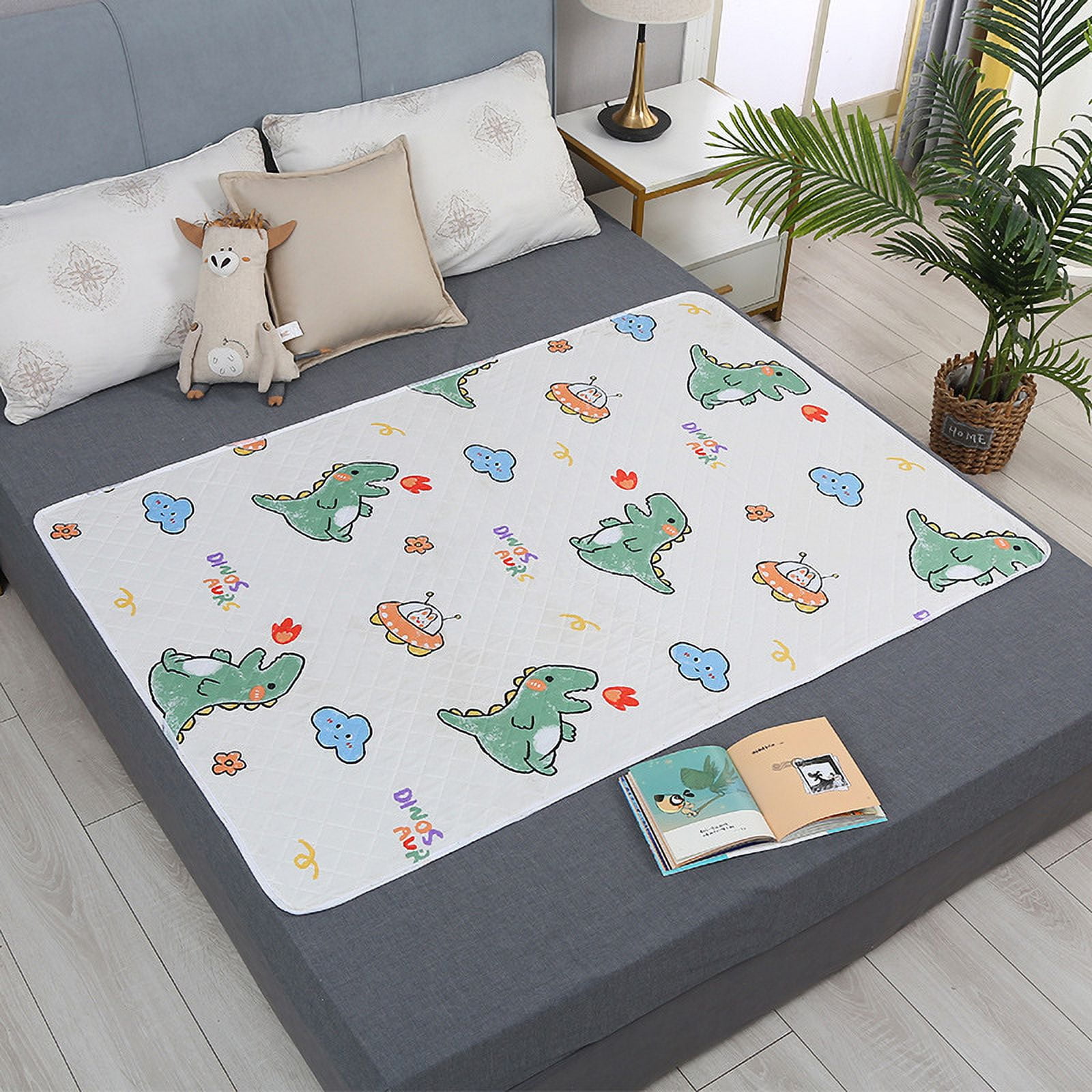 Waterproof Washable Mattress Urine Mat for Baby Toddlers Cute Cartoon ...