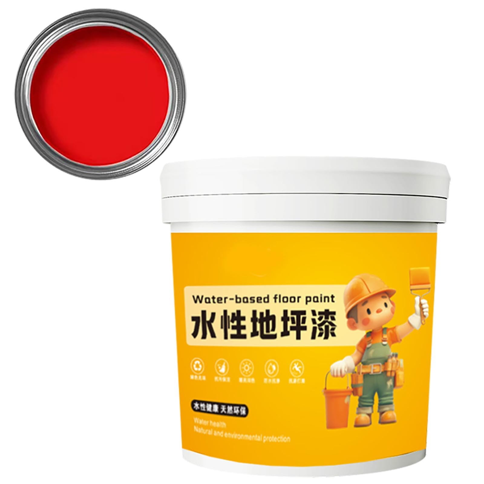 Waterproof Water-Based Epoxy Floor Paint, Quick-Dry Epoxy Garage Floor ...