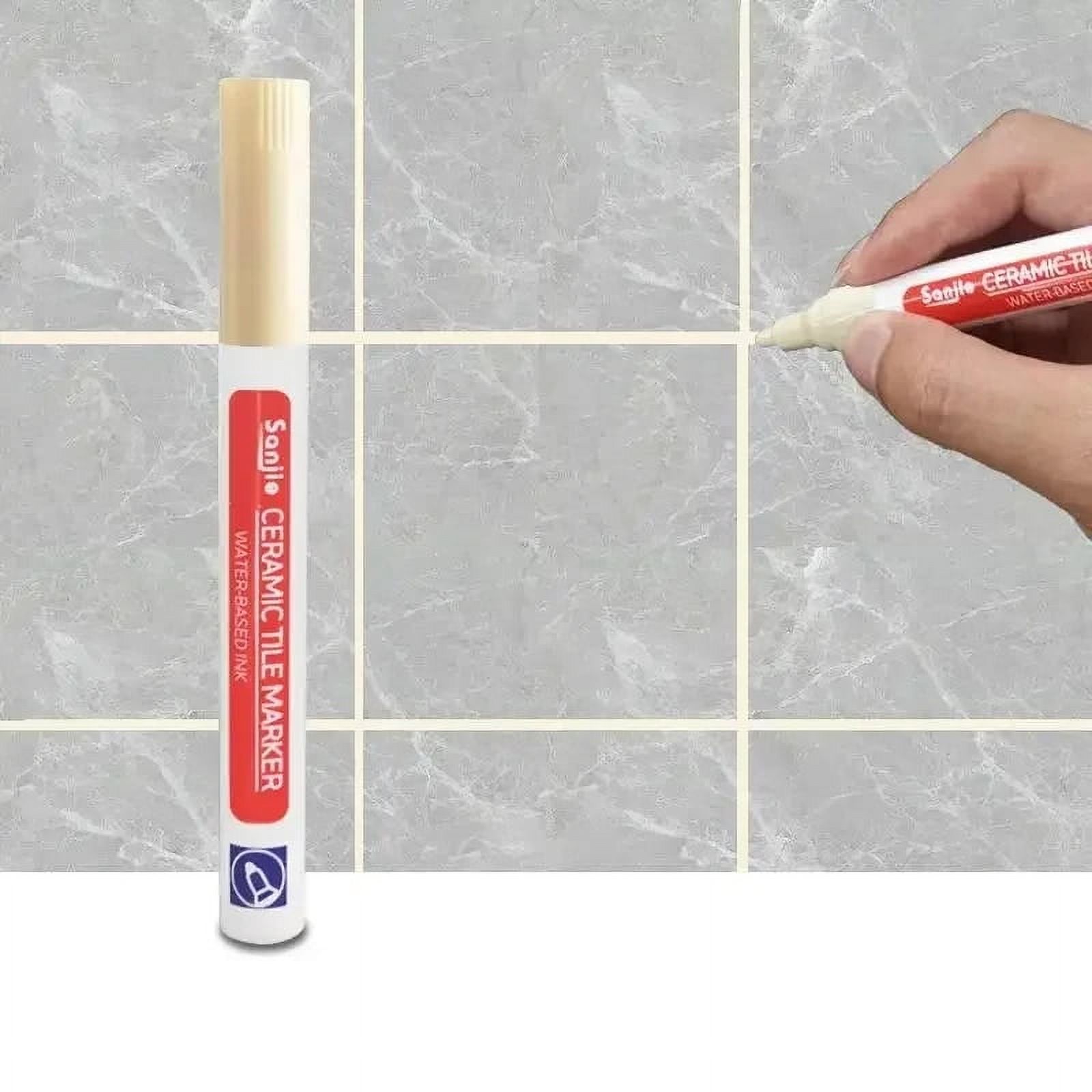 Waterproof White Marker Pen Permanent Repair Tiles Grout Markers Pens ...