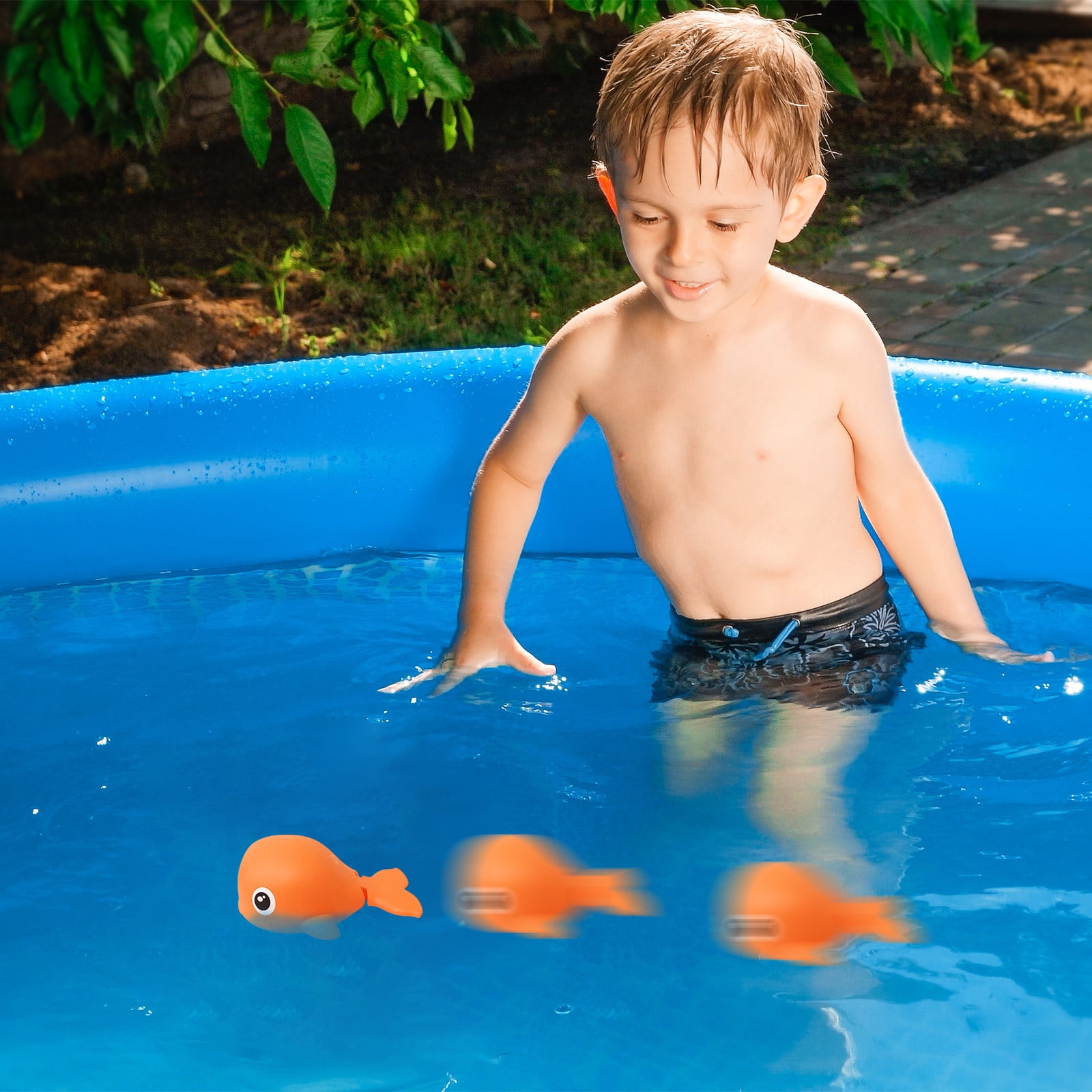 Waterproof Wind-Up Toys, Floating Water Toys, Durable Plastic ...