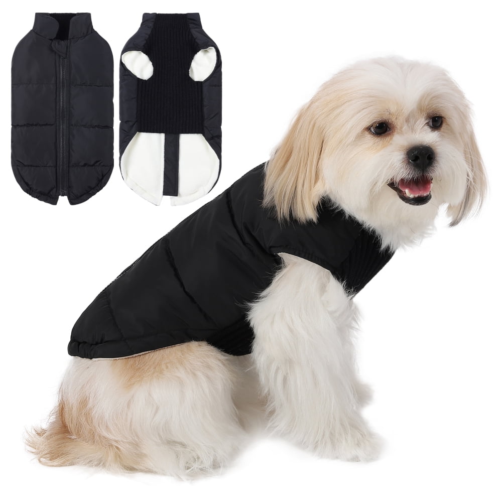Waterproof Winter Warm Dog Jackets Pet Vest Coats Windproof Padded Cold Weather Pets Clothes for ...