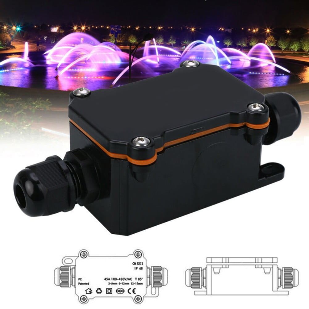 Waterproof Wire Junction Box Pg9 2 Way Waterproof Electrical Junction ...