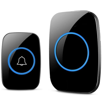 Philips Battery-Operated 8-Melody Doorbell Kit, One Push Button, White ...