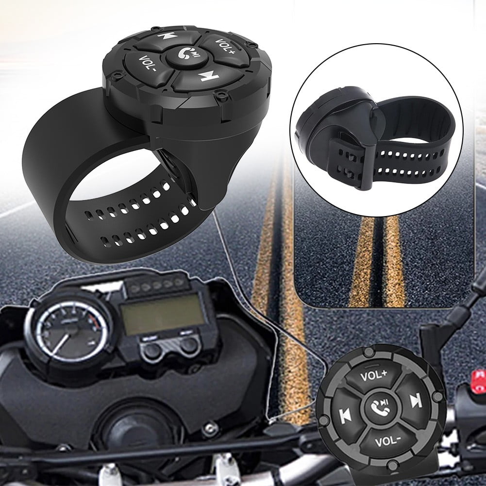 Waterproof Wireless Remote Button BT Media Controller Car Bike Helmet ...