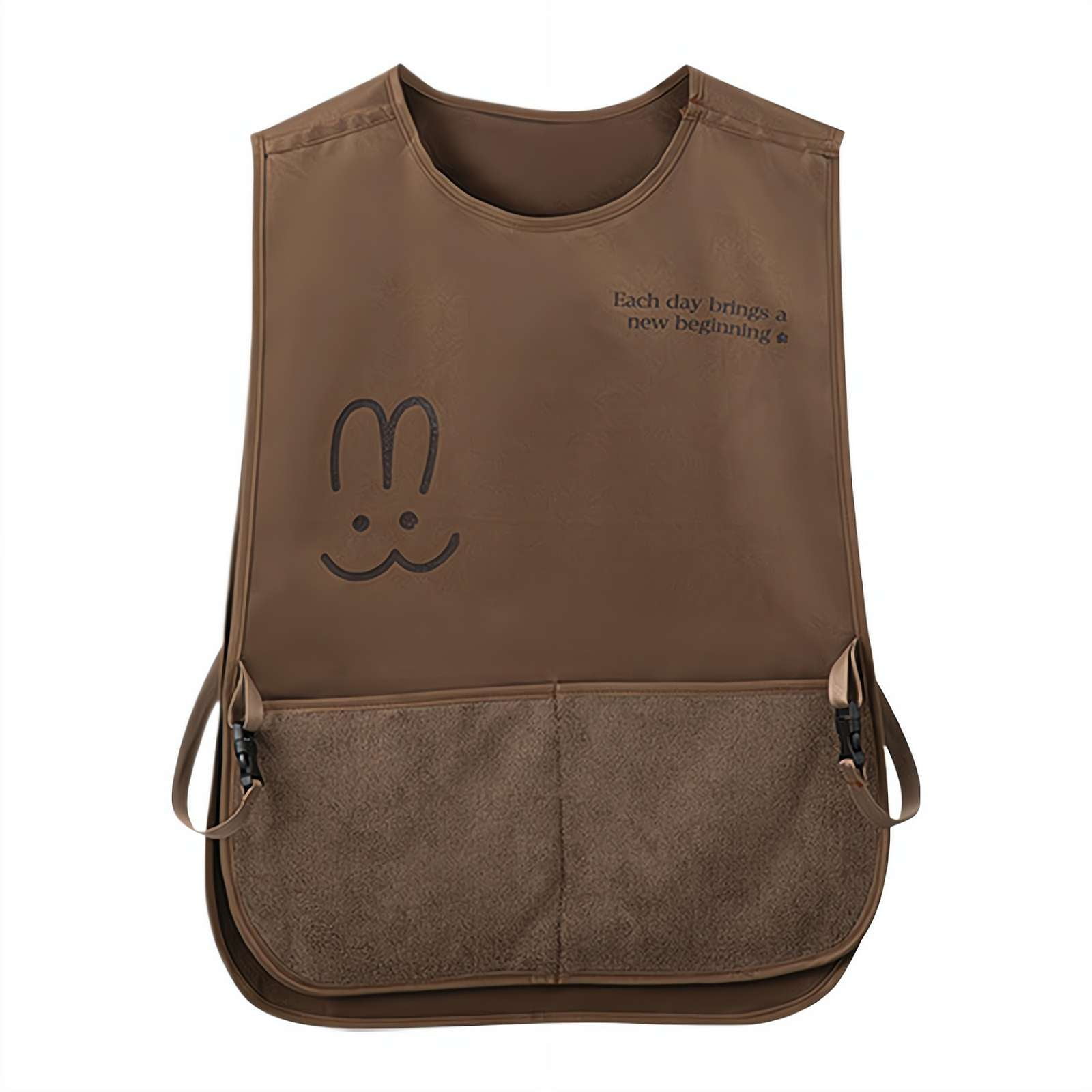 Waterproof Work Apron with 2 Pockets, Stain Resistant Cooking Kitchen ...