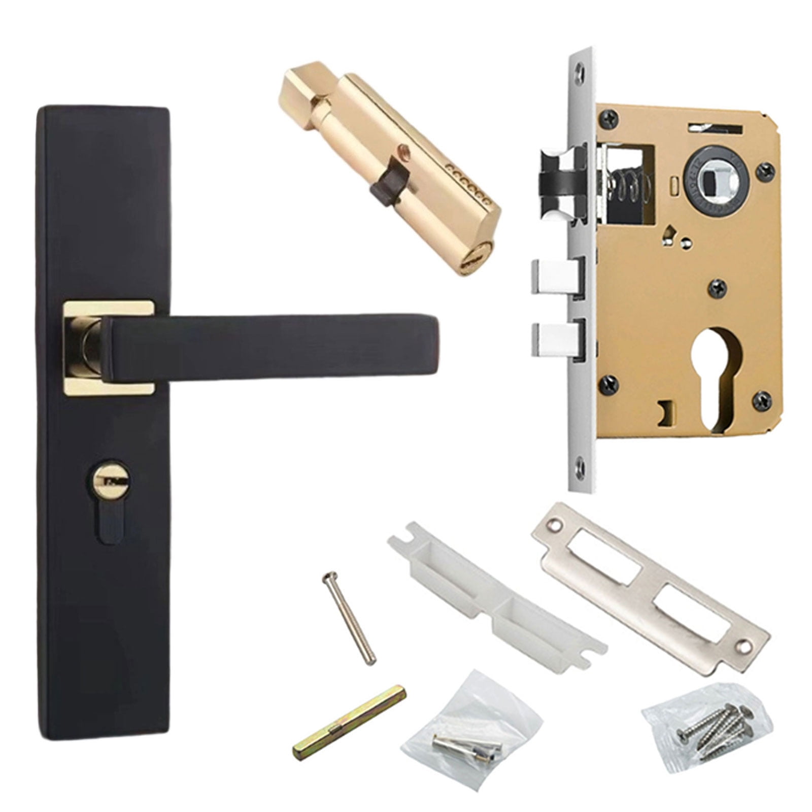 Waterproof and AntiRust Door Handle Lock Security Door Levers Handle ...