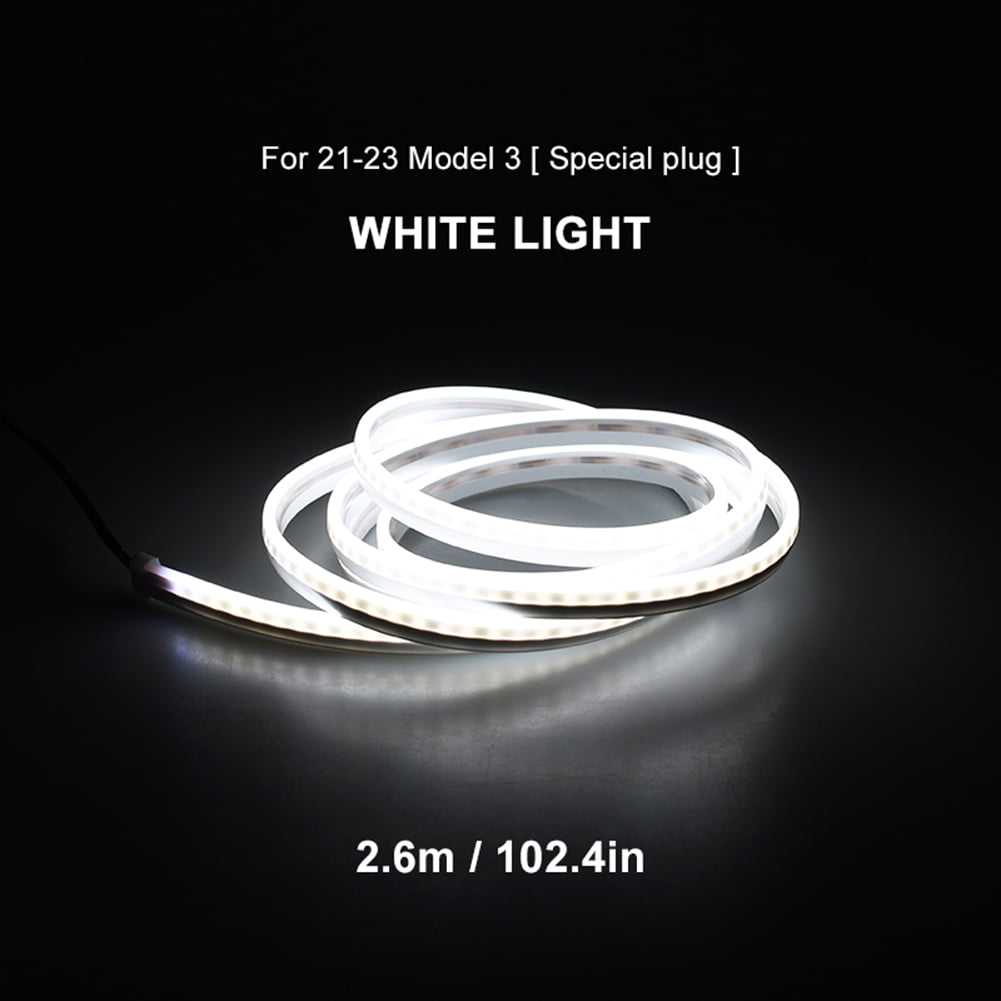 Waterproof flexible silicone light car front trunk frunk led surround ...