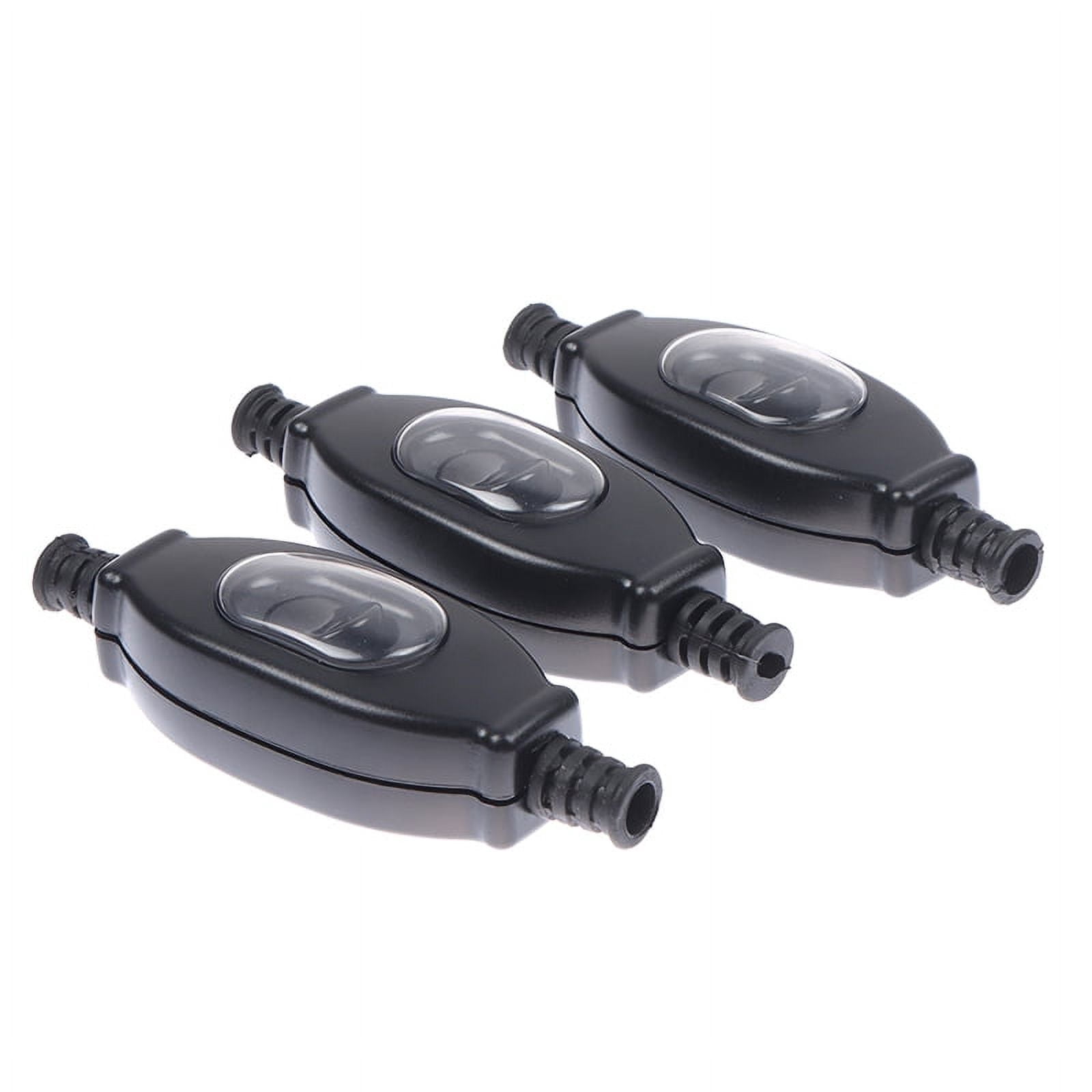 Waterproof in line switch cord switch round wire double cut switch Dust ...