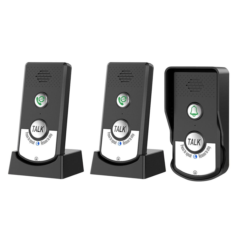 Waterproof intelligent wireless doorbell rechargeable wireless intercom ...