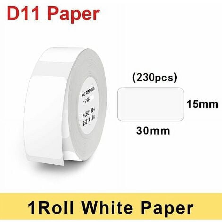 Waterproof label paper direct heat printing paper D11 printer ...