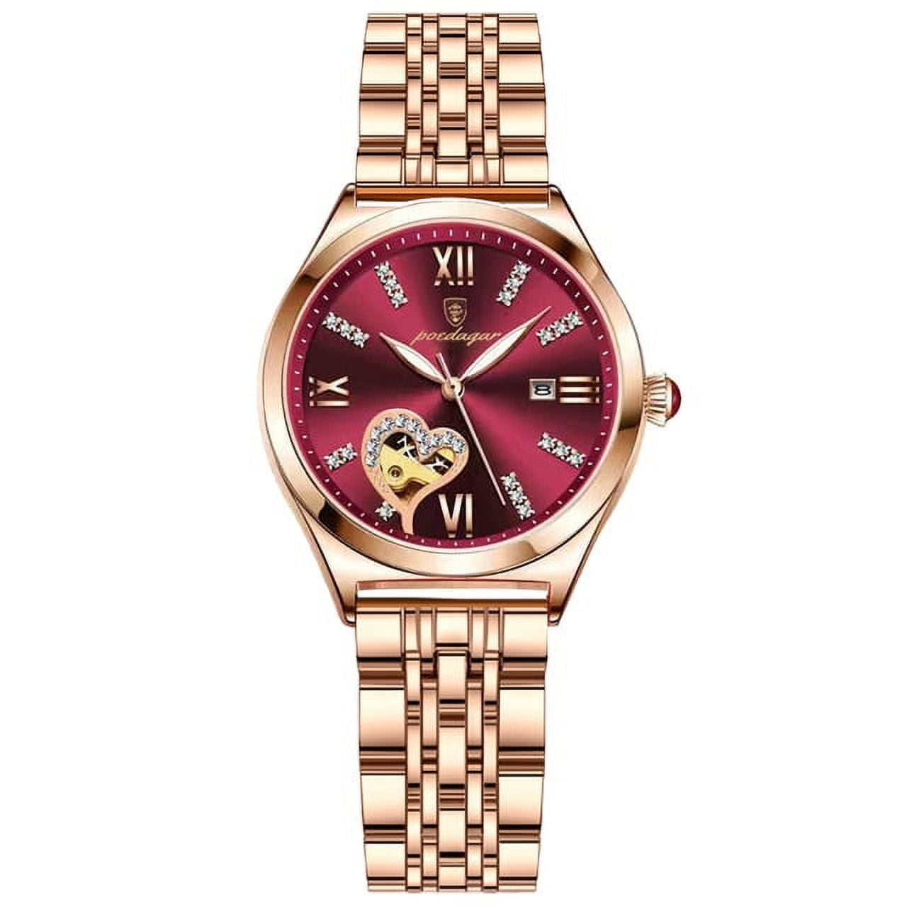 Waterproof luminous calendar women's watch - Walmart.com