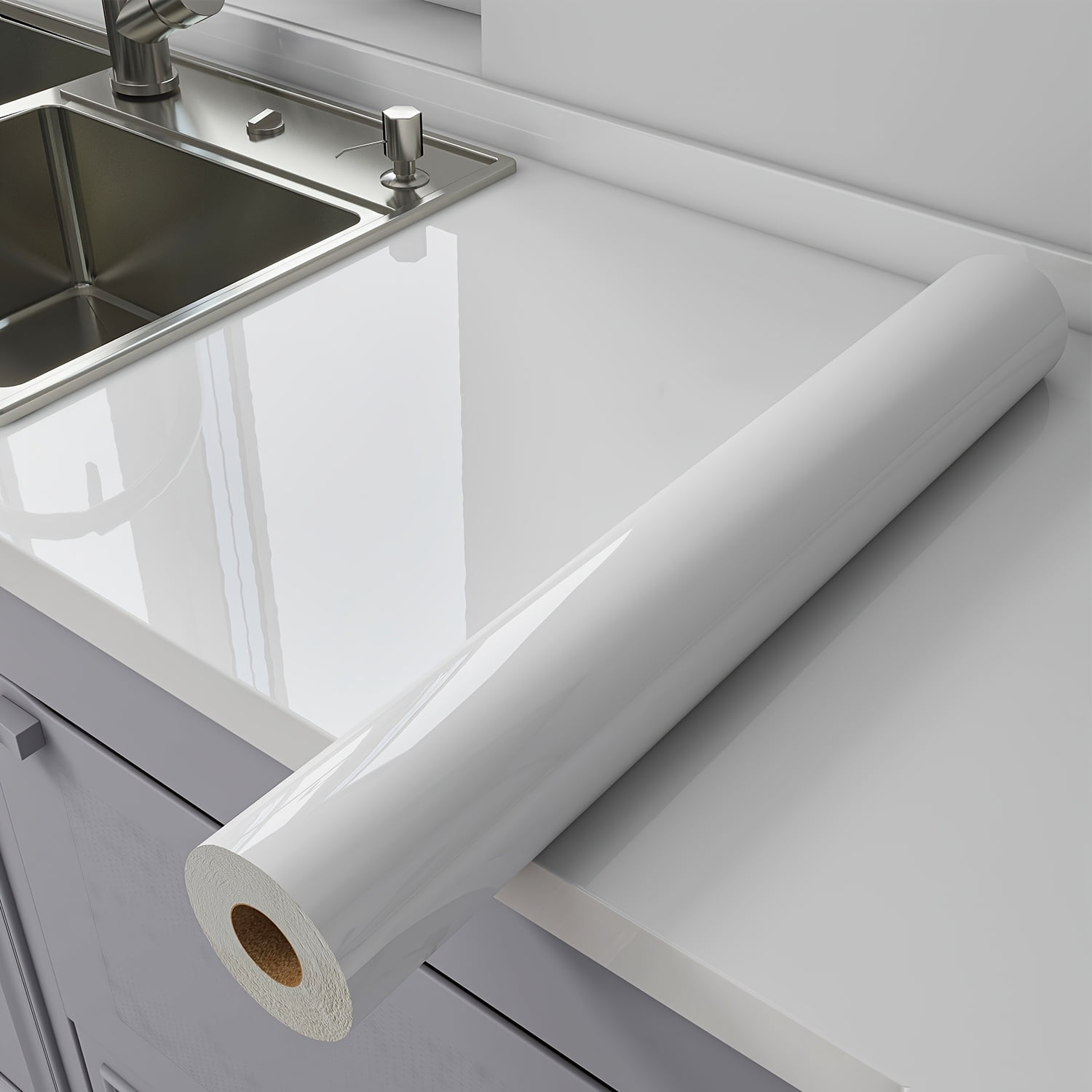 Waterproof marble wallpaper, oil-resistant PVC automatic stickers for ...