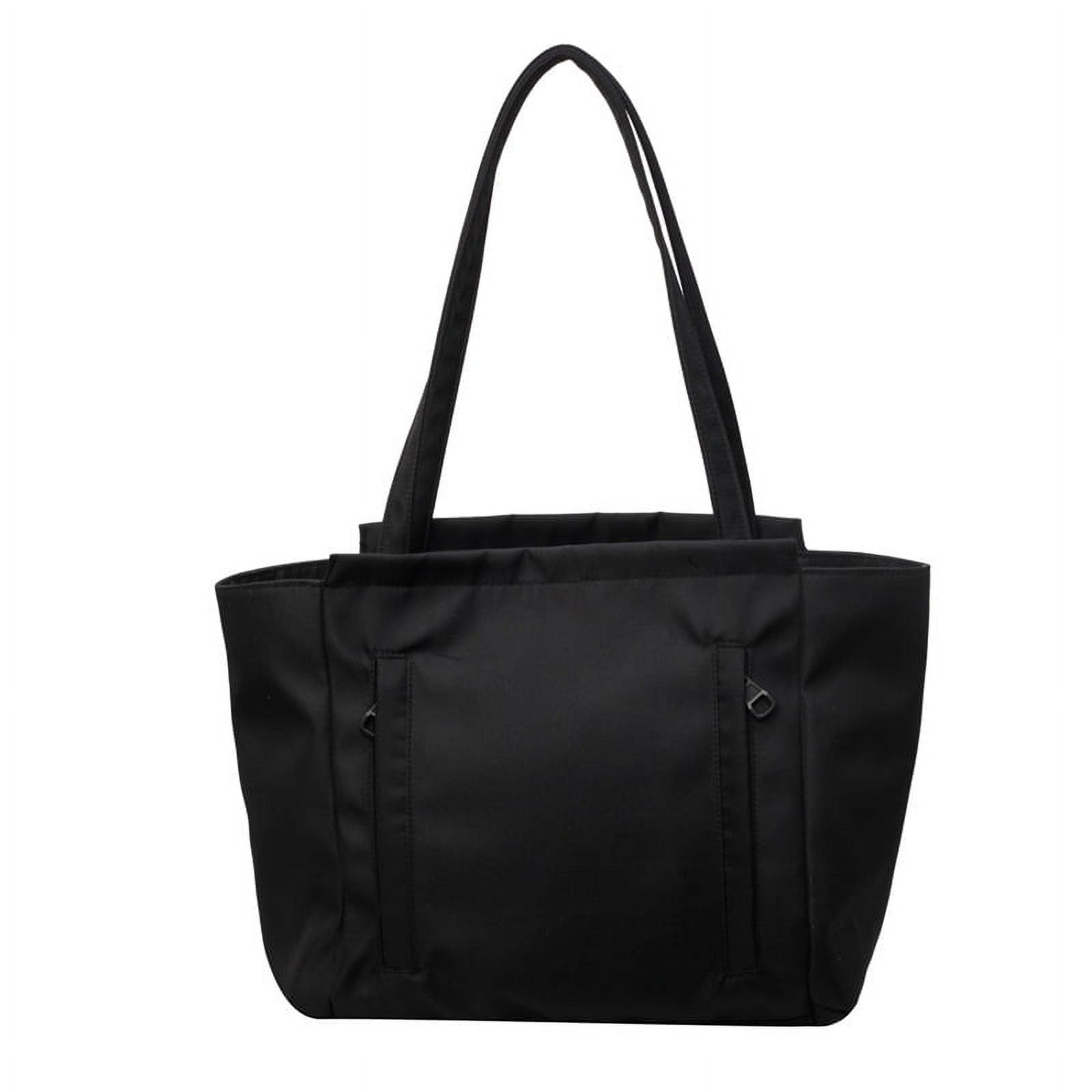 Waterproof nylon tote bag with large capacity for work commuting women ...