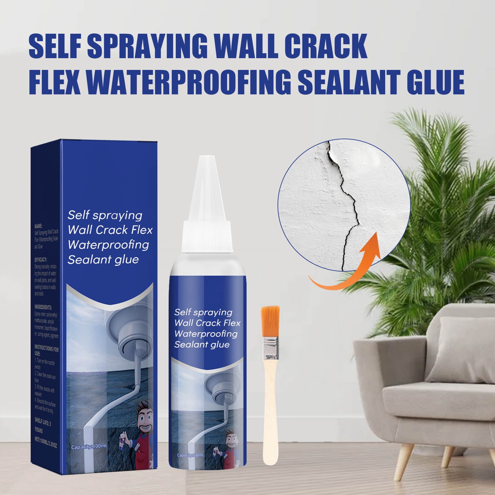 Waterproofing Adhesive Sealant | Invisible Leak Repair for Toilets ...