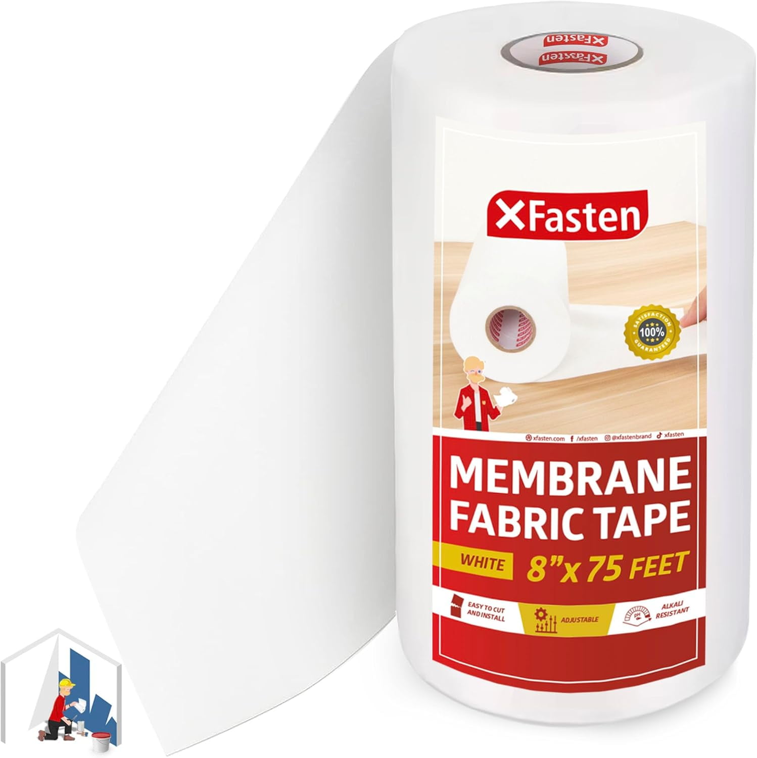 Waterproofing Membrane Sheet, 8” x 75 Ft Shower Waterproofing Membrane ...