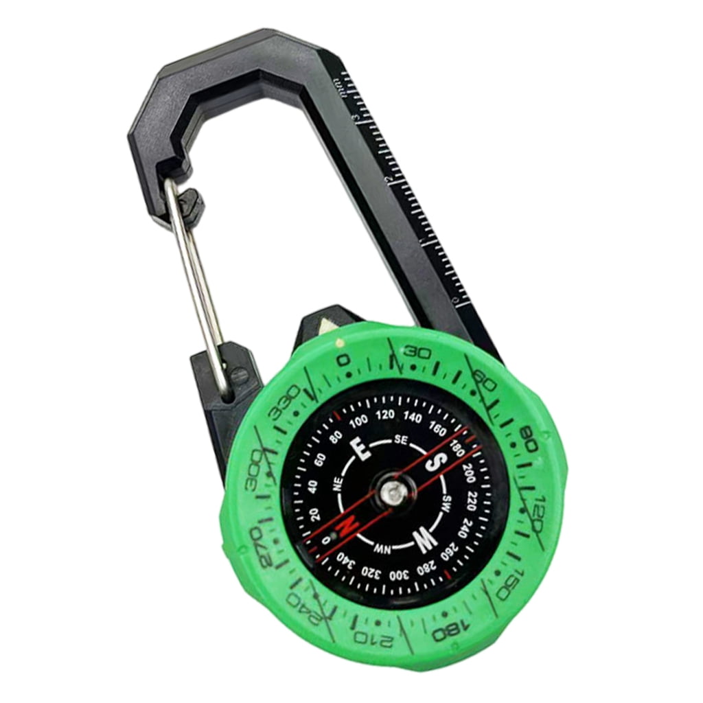 Waterproofs Carabiner Outdoor Compasses High Precisions Luminously ...